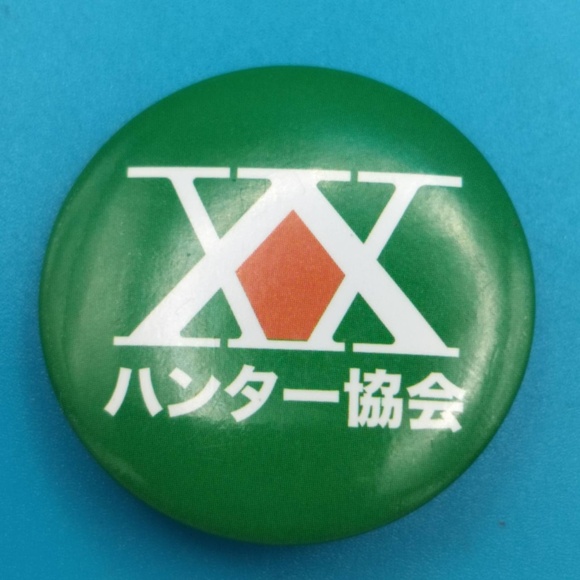 Accessories | Hunter X Hunter Green Hunter Association Pin Button Badge ...